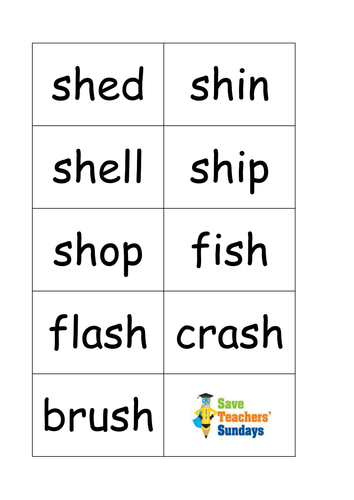 sh phonics lesson plan, worksheets and activities | Teaching Resources