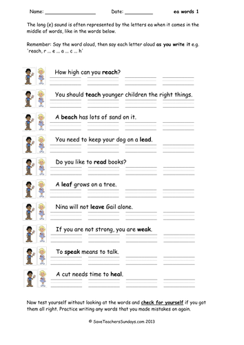 Year 3 Spellings Words Lists - New Curriculum | Teaching Resources