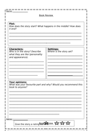 Book Review Template Differentiated | Teaching Resources