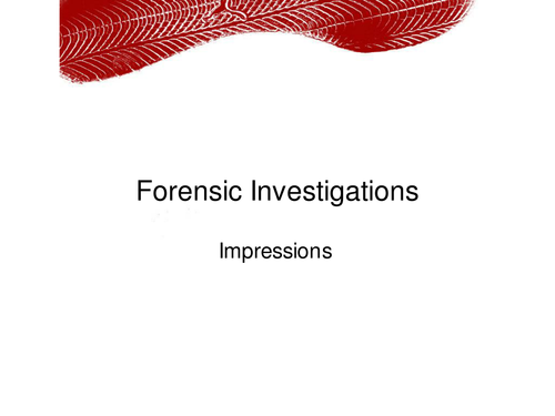 Btec Level 2 Unit 13 Forensics Assignment 2 3 Teaching Resources