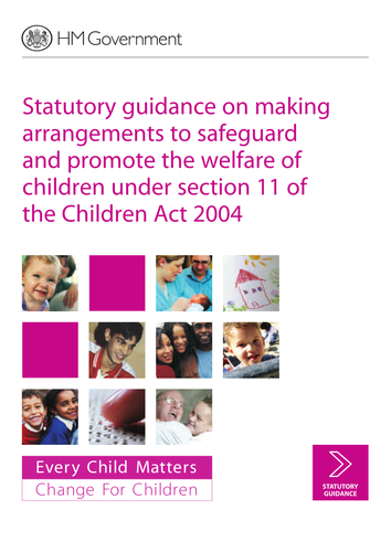 Safeguarding and promoting the welfare of children | Teaching Resources