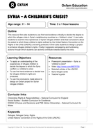Syria: A Children's Crisis? | Teaching Resources