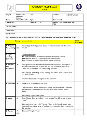 Chinese Cinderella | Teaching Resources