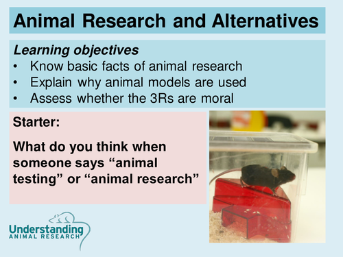 Animal research and alternatives | Teaching Resources