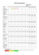 EYFS Tracking Sheet for an Individual Child by alda | Teaching Resources