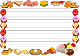 Bread Themed Lined paper and Pageborders | Teaching Resources