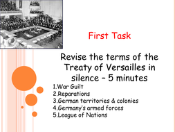 German Reactions to the Treaty of Versailles | Teaching Resources