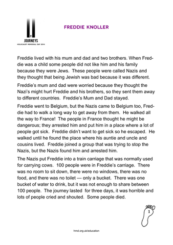 Easy Read Life Stories - for SEN lessons HMD 2014 | Teaching Resources