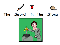 The sword in the stone with symbols | Teaching Resources