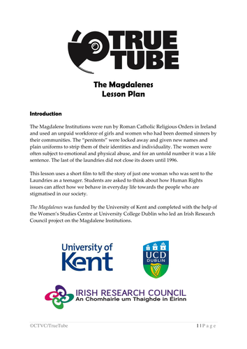 The Magdalenes | Teaching Resources