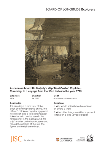 Explorers - A Ship Scene | Teaching Resources