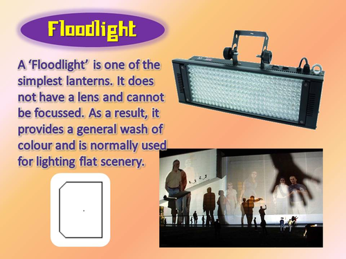 Theatre lighting display | Teaching Resources