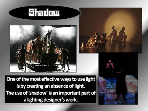 Theatre lighting display | Teaching Resources