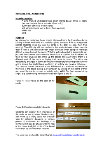 AQA How Science Works Key terms velcro board cards | Teaching Resources