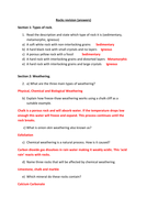 Questions on rocks (for revision or test) | Teaching Resources