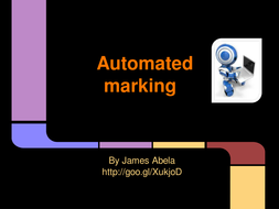 Automatic Marking | Teaching Resources