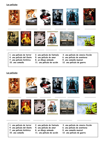 Las películas - giving extended opinions | Teaching Resources