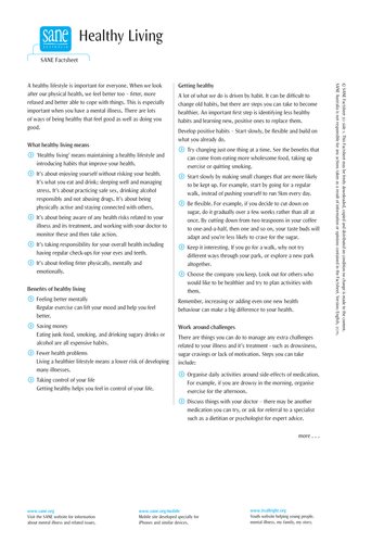 Healthy Living | Teaching Resources