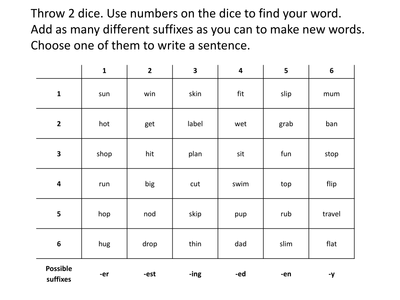 Double consonants - apply game by mmacierz - UK Teaching Resources - TES