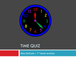 Time Quiz | Teaching Resources