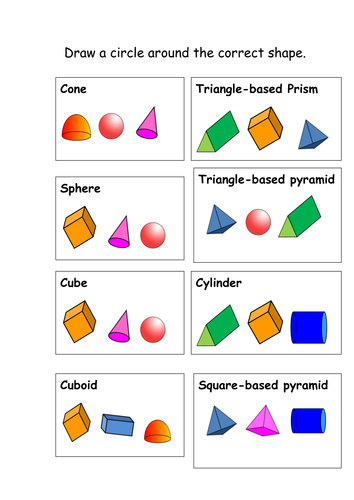Prisms And Pyramids Shapes