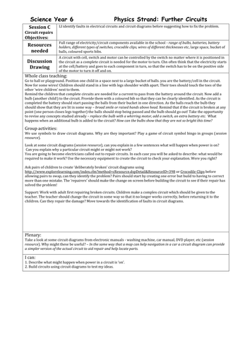 Circuits: Year 6 - lesson plans & resources | Teaching Resources Circuits: Year 6 - lesson plans & resources | Teaching Resources