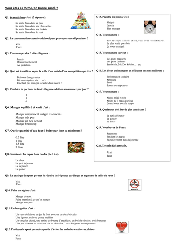La Santé | Teaching Resources