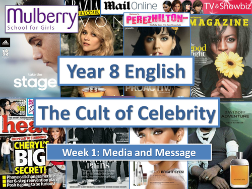 The Cult of Celebrity SoW and Resources | Teaching Resources