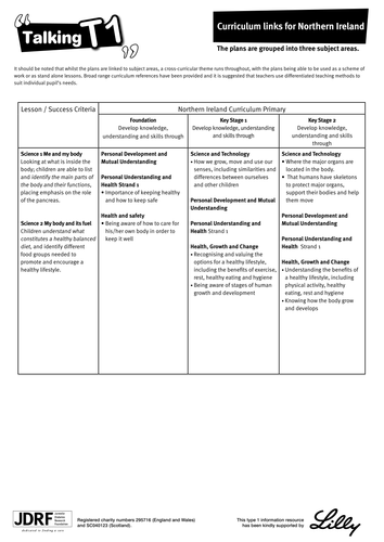 Type 1 Diabetes - Northern Ireland Curriculum | Teaching Resources
