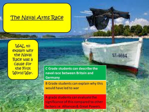 The Naval Race | Teaching Resources