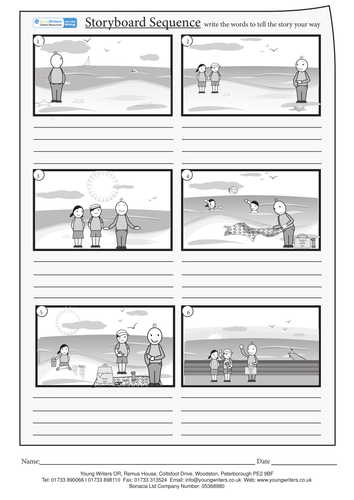 Seaside Storyboard | Teaching Resources