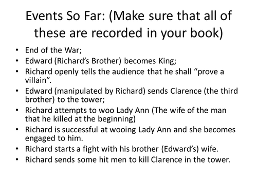 Shakespeare & Poems Assessment - Richard III | Teaching Resources