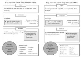 WWI SOW - Lesson 1 - Causes - Nationalism | Teaching Resources