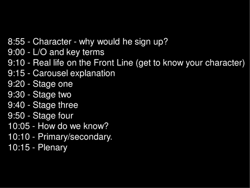 WWI SOW - Lesson 7 - Life in the Trenches | Teaching Resources