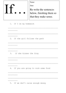If sentences | Teaching Resources