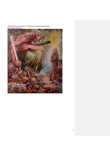 A Christmas Carol: Staves 2 and 3 | Teaching Resources