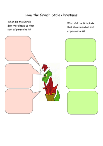 How the Grinch Stole Christmas story | Teaching Resources