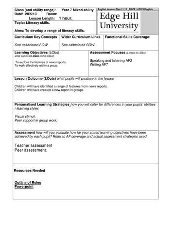 Writing For The News - 3 lessons | Teaching Resources