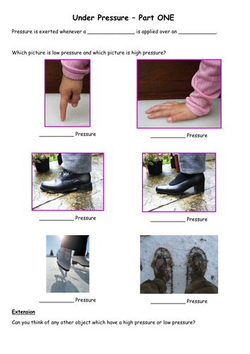 Pressure | Teaching Resources