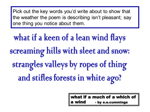 10 Unseen Poetry starters | Teaching Resources