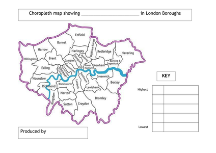 Choropleth Maps - Resources - TES