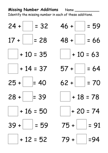 Mental Addition and Subtraction Resources | Tes