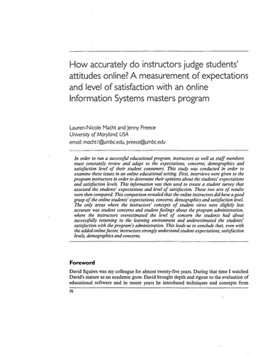How accurately do instructors judge attitudes? | Teaching Resources