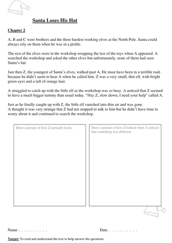 Christmas Story Reading Comprehension KS1 | Teaching Resources