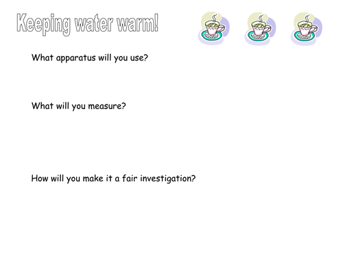 Keeping Warm Investigation - Year 4 Science | Teaching Resources