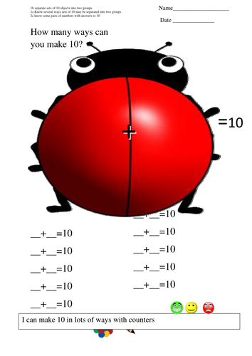 How many ways can you make 10 | Teaching Resources