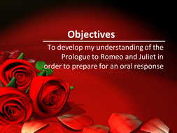 Romeo & Juliet - Prologue Analysis | Teaching Resources