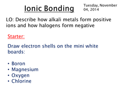 AQA C2 Ionic bonding. | Teaching Resources