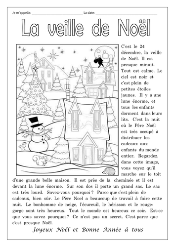 La Veille de Noël | Teaching Resources