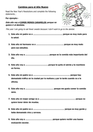 Cambios para el año nuevo | Teaching Resources